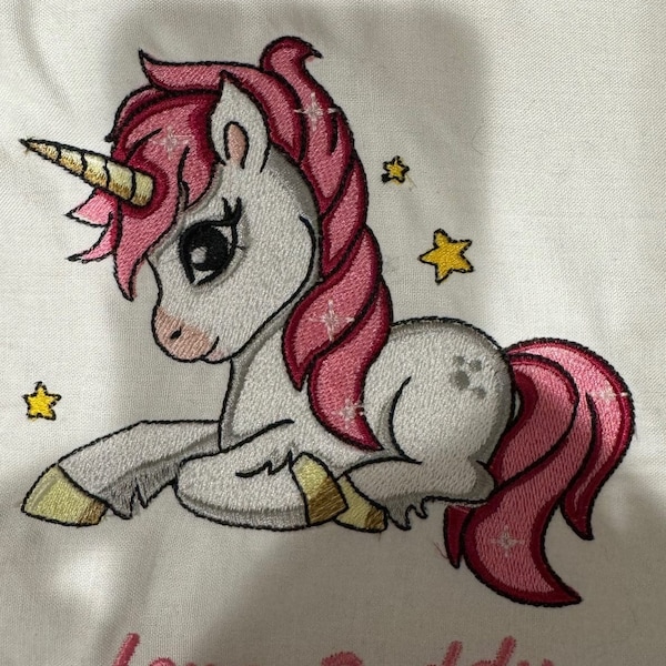 Unicorn Embroidery Design, 3 Sizes, Instant Download - Etsy