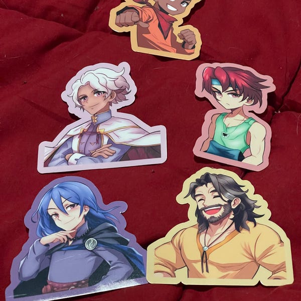 Fire Emblem Engage Sticker Set Bundle Alear Griss Rafal - Etsy