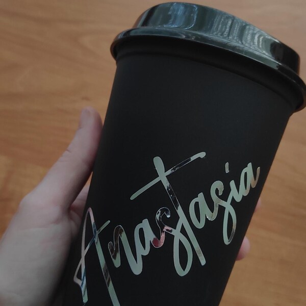 Personalised Hot Cup, Reusable Coffee Cup, Takeaway Tea Coffee Cup ...