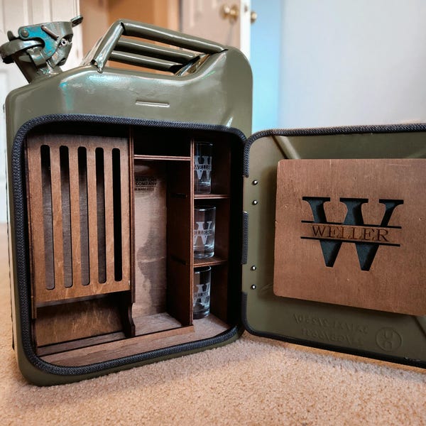 Personalized Jerry Can Mini Bar Christmas, Fathers Day Gifts - Etsy