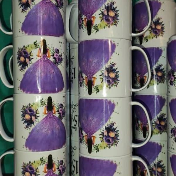 PSD Editable Template Wedding Memory With Photograph - for 11 Oz Mugs ...