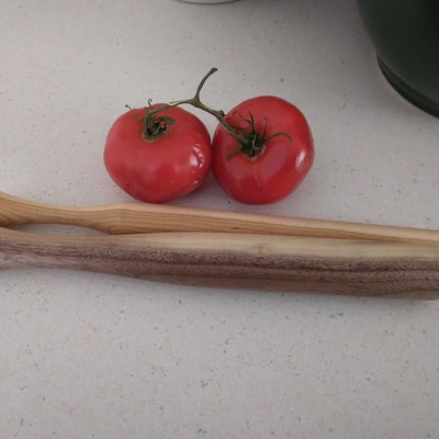 Handmade Cherry or Walnut Serving Ladle With Deep Bowl, Wooden Kitchen ...