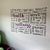 Health and Wellness Wall Decal - Etsy