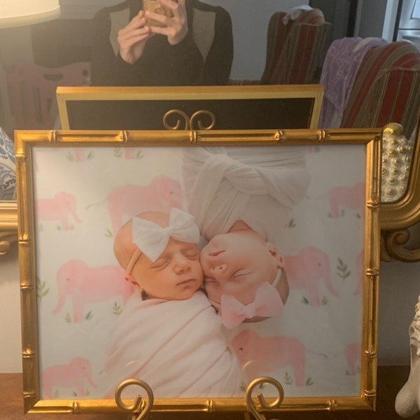 Vintage Bamboo Gold Picture Frame, 11x14 Inch, .625" Wide (85761114 ...