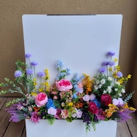 Custom Flower Box Welcome Sign for Events, Wedding Welcome Sign With ...