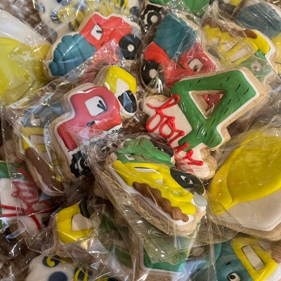 Super Plumber Brothers, Custom Sugar Cookies, Party Cookies, Decorative ...