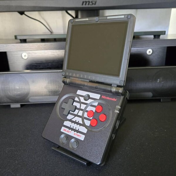 Anbernic RG35XX SP Black NES Mod Buttons and Sticker (device Not ...