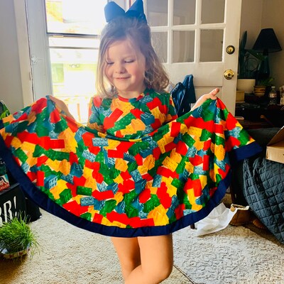 Building Brick, Dress, Pink, Pinkdress, Building Brick Pink, Building ...