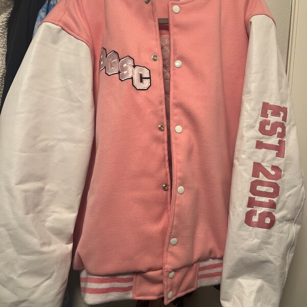 Letterman Baseball Varsity Jacket Cream Sleeves - Etsy