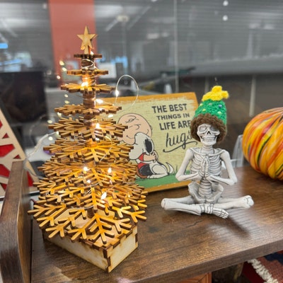 DIY 3D Christmas Tree With LED Lights Warm&cozy Christmas Look, Set of ...