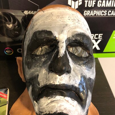 Original Latex Mask Face Greyland Film waltr Grey Nr.103 - Etsy