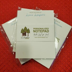 Personalized Notepad Pink Tower Notepad Stationery Gift - Etsy