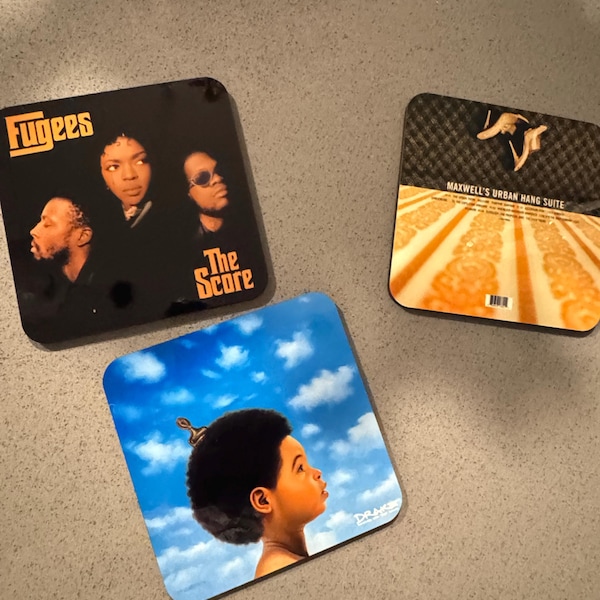 Music Album Custom Coaster Set, Personalized Pick Any Genre, House ...