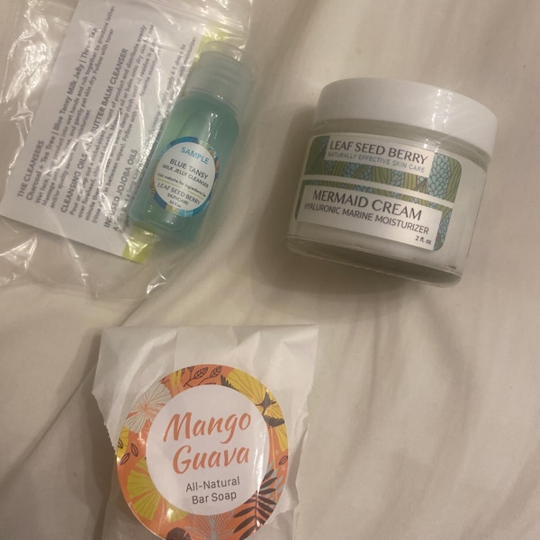SAMPLE Mermaid Cream Face Cream, Natural Skincare, Vegan Cream, Organic ...