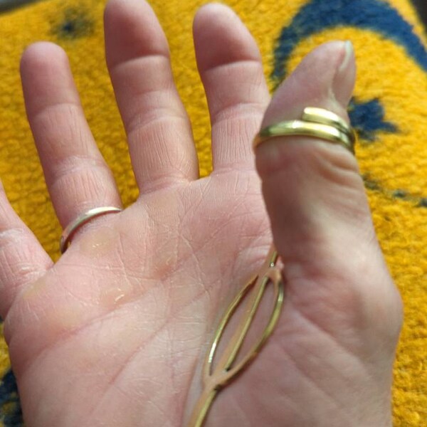 Thumb Splint 925 Silver Ring, MCP Hyperextension Splint, Arthritis ...