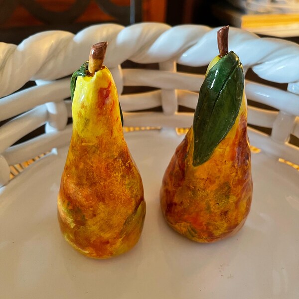 Ceramic Miniature Oranges Kitchen Home Decor Fake Food Handmade ...