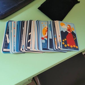 Simple Earth Tarot Deck - Original Artwork Illustrated Tarot Deck With ...