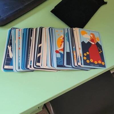 Simple Earth Tarot Deck Original Artwork Illustrated Tarot Deck With ...