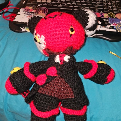 Blitzo, Helluva Boss Crochet Pattern intermediate/ Advanced Amigurimi ...