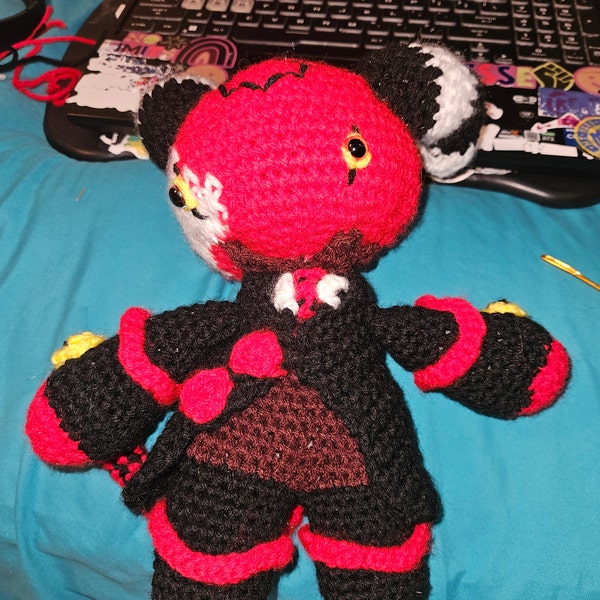 Blitzo, Helluva Boss Crochet Pattern (intermediate/ Advanced Amigurimi ...