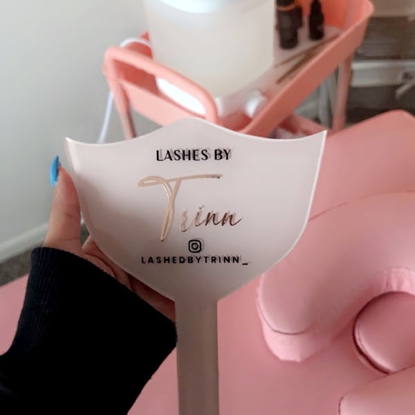 Lash and Brow Sign Prop, Acrylic Lash Tech Photo Prop, Salon Decor ...