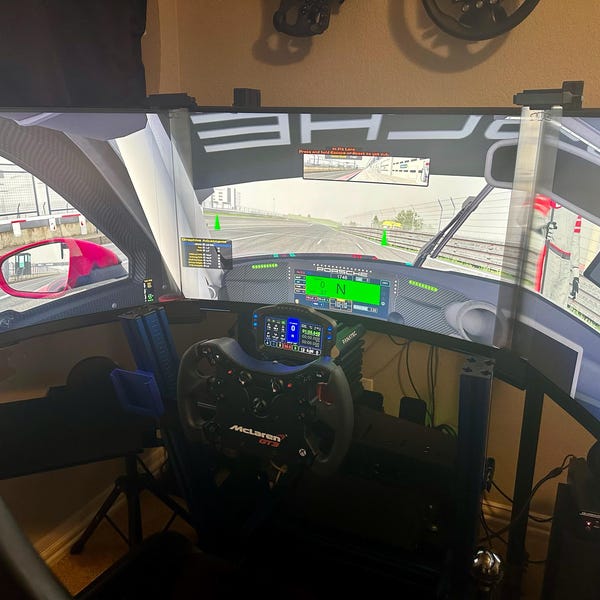 Sim Racing Dashboard Ddu Touchscreen Display Leds RPM Simhub, PSR GT 5. ...