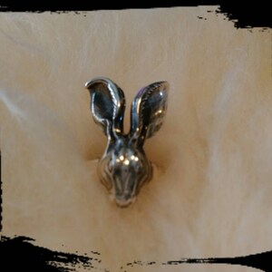 Hare Ring Sterling Silver Handmade - Etsy