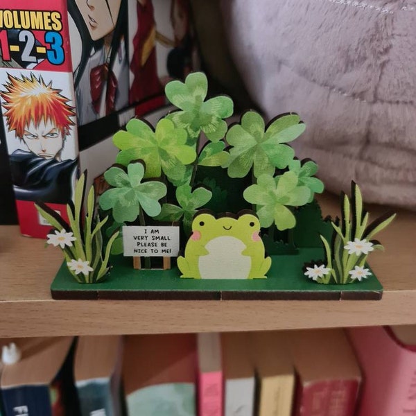 Please Be Nice to Me, I'm Very Small Frog Desk Companion- Cute Coworker ...