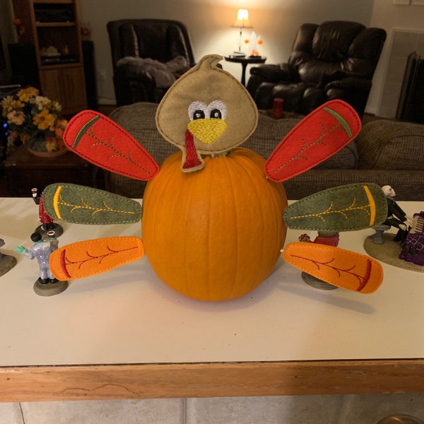 Thanksgiving Turkey Pumpkin Kit, Thanksgiving Turkey, Thanksgiving ...