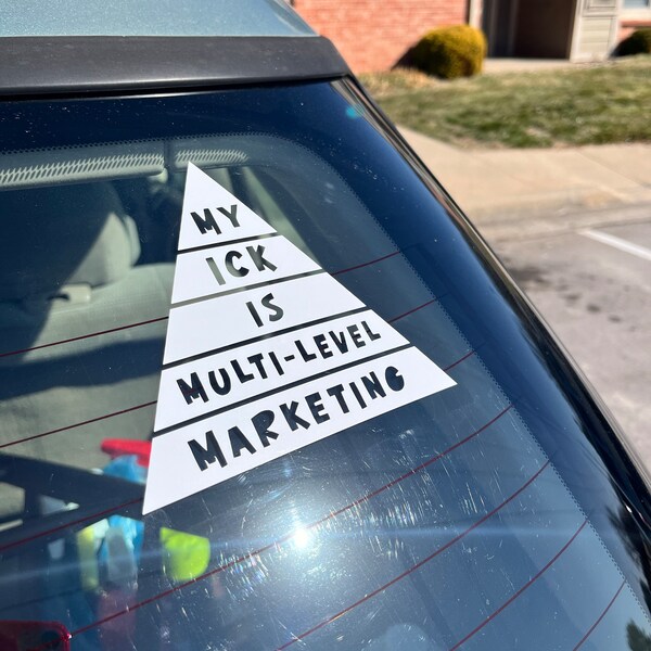 Anti MLM Vinyl Decal - Etsy