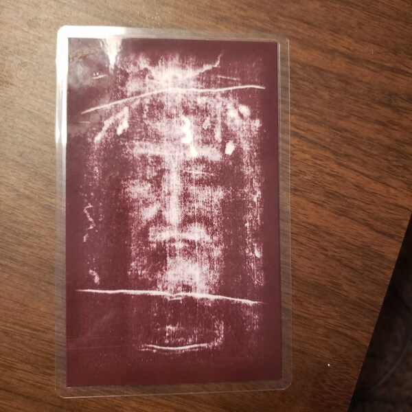 The Holy Shroud / Face of Christ Holy Card, Suffering Jesus - Etsy