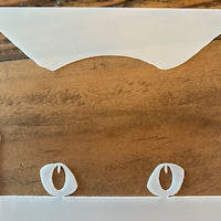 Peeking Cat Stencil Reusable Peeking Cat Stencil-diy Craft Stencil ...