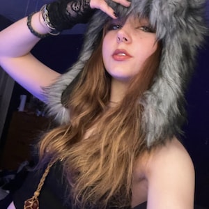 Brown Wolf Hat Faux Fur Animal Hat Werewolf - Etsy