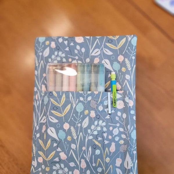 Bible and Book Fabric Cover, Protector With Pocket - Custom Fitted Size ...