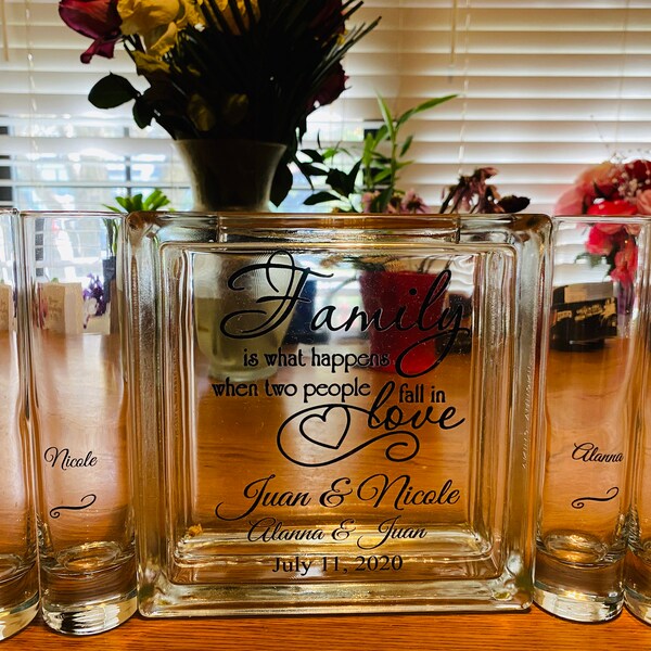 Blended Family Wedding Sand Ceremony, Unity Sand Set, Unity Sand ...