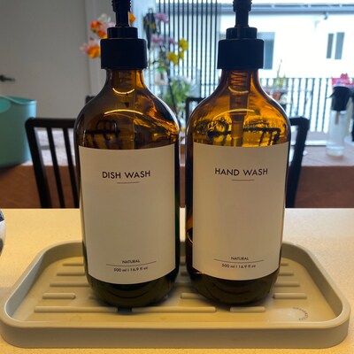 Clean & Modern Minimal Foaming Hand Soap/hand Wash Dispenser - Etsy