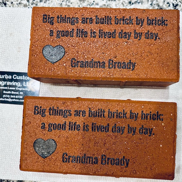 Custom Veteran Memorial Engraved Brick - Etsy