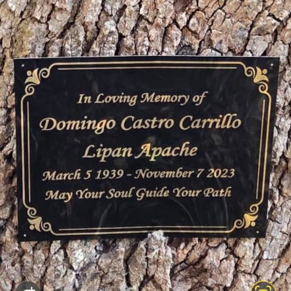 Memorial Plaque With Stake, Metal Grave Marker, Long Lasting ...