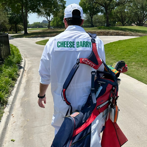 ADULT CADDIE UNIFORM Custom Golf Adult Teenager Coverall Suit Boiler ...