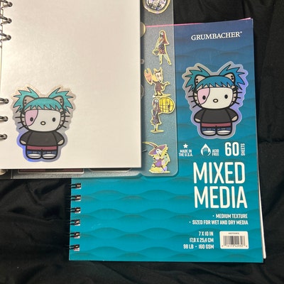 Sally Face Hello Kitty Sticker Hologram - Etsy