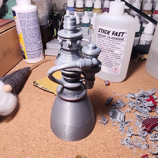 Spacex Starship Raptor 3 Combo - Sea Level and Vacuum Stls **READ ...