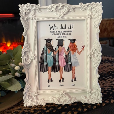 Personalized Graduation Print Graduation Gift Friends - Etsy