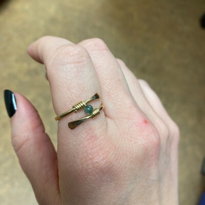 GOLD Fidget Ring - Etsy