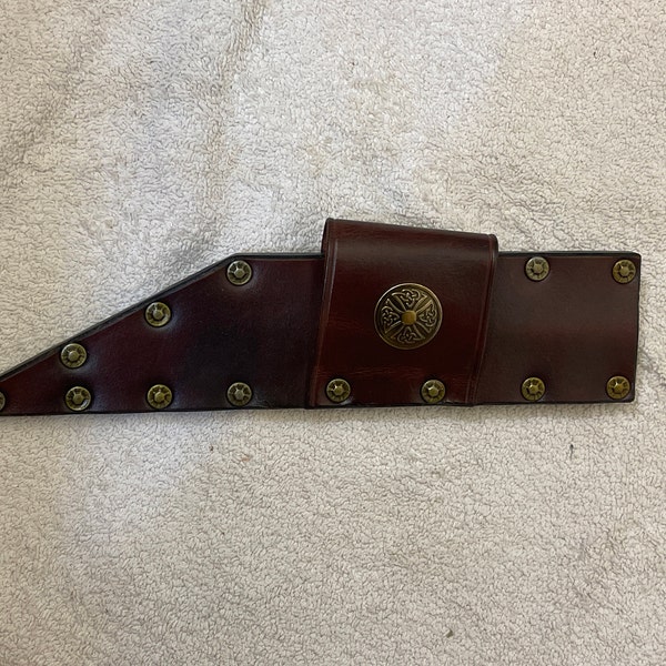 Bushcraft Leather Knife Sheath / Hunting Knife Sheath, Will Custom Fit ...