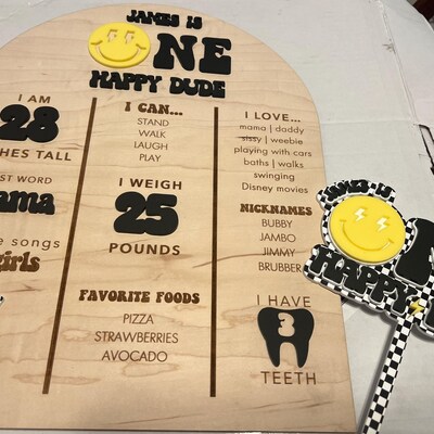 Happy Face Sign Rad Smiley Sign Wall Decor Retro Decor Childrens Room ...