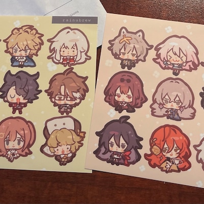 HONKAI STAR RAIL 4X4 Inch Vinyl Sticker Sheet - Etsy
