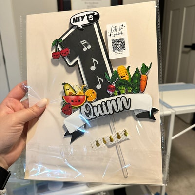 Hey Bear Sensory Number Cake Topper, Hey Bear Sensory Party Decorations ...