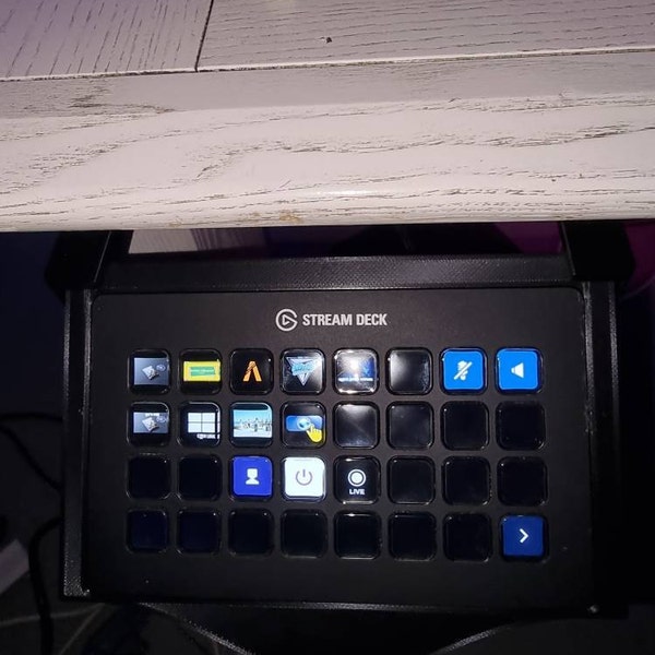 Streamdeck + Plus Underdesk Mount Slide Out - Etsy