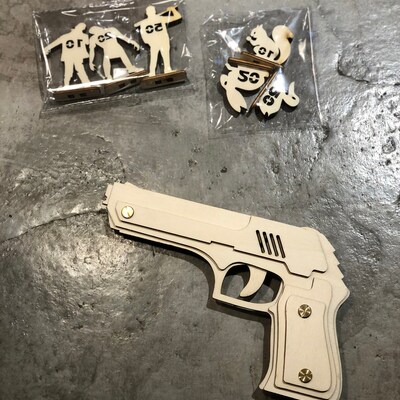 Darth Vader Star Wars Inspired Shooting Targets for Rubberband Guns or ...