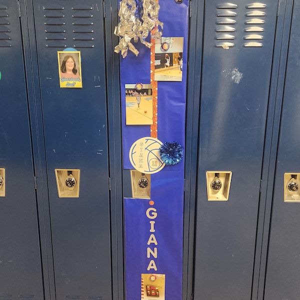 Personalized Volleyball Magnet for Locker | Volleyball Team Stickers ...